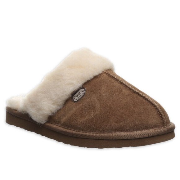 BearPaw | Shoes | Pawz By Bearpaw Womens Mackenzie Suede Scuff Slipper ...